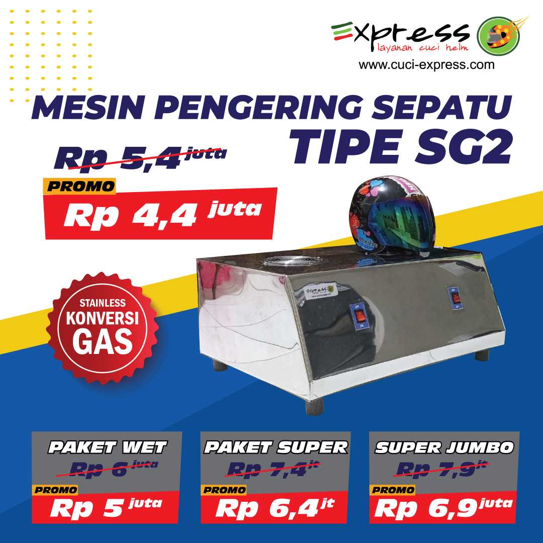Paket Usaha Cuci Helm Express - cuci-express.com